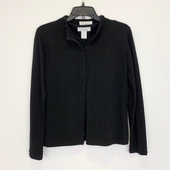 Sutton Studio | Sweaters | Sutton Studio Set Cardigan Tank Beaded Edges ...
